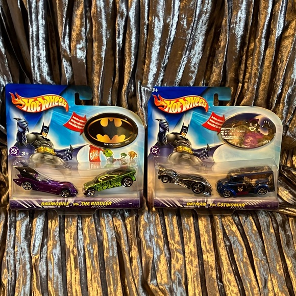Mattel | Toys | Batman Hot Wheels Cars Nibbatmobile Vs The Riddler ...